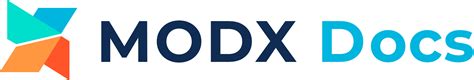 MODX Documentation MODX Documentation
