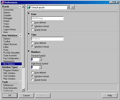 what is the setting to view the time part with date in oracle pl sql developer stack overflow