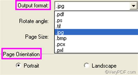 how to convert pxl to and set page orientation verypdf knowledge base