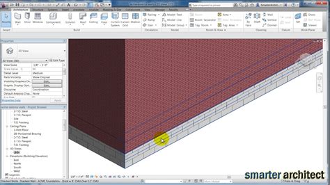 Revit Tutorials Creating Revit Stacked Wall Foundation YouTube