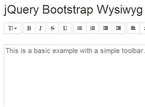 JQuery Rich Text Editor Plugins JQuery Script