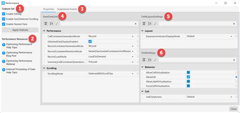 Using The Control Configurator With XamDataGrid Infragistics WPF Help