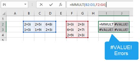 complex matrix multiplication in excel engineerexcel
