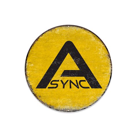 Backrooms ASYNC Sign 12 Inch Round Metal Wall Art Etsy