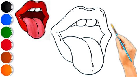 How To Draw Lips With Tongue Sticking Out Step By Lipstutorial Org