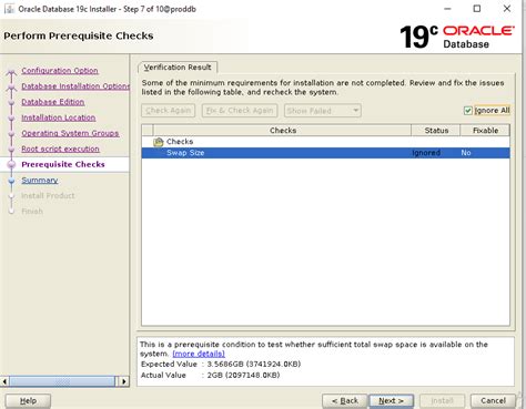 oracle database 19c installation on linux 7 step by step