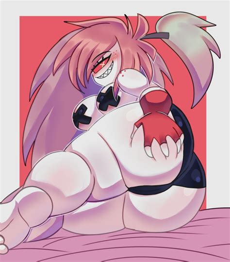 Rule 34 1 Eye 1girls Ass Big Ass Big Breasts Big Butt Cherri Bomb Hazbin Hotel Demon Demon