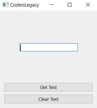 PyQt6 QLineEdit Taking Input From User CodersLegacy