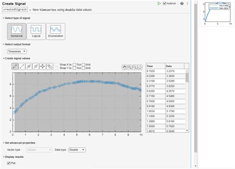 create signal in live editor matlab mathworks deutschland
