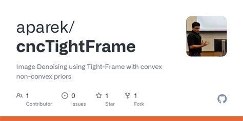 github aparek cnctightframe image denoising using tight frame with convex non convex priors