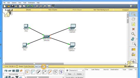 Lan Network In Cisco Packet Tracer
