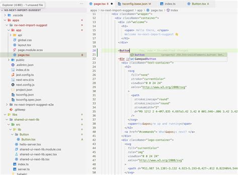 typescript how can i enable vscode auto import suggestion for a deep path import from a shared