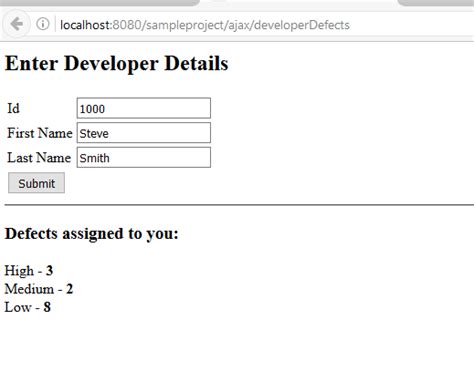 Java Spring MVC Spring MVC Ajax Handling Using JQuery KSCodes