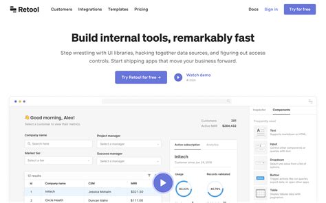 Retool Herramienta No Code De Constructores De Apps