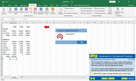 download professor teaches excel 2019 free and play on pc