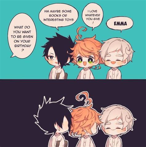 Norman X Emma The Promised Neverland Neverland Anime Neverland Art