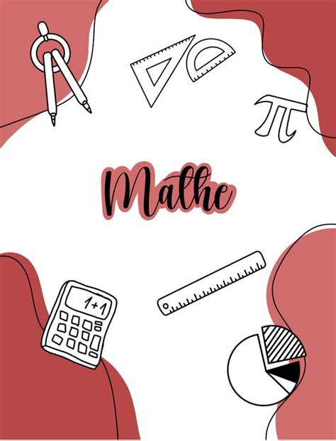 Deckblatt Mathe In 2022 Mathe Deckblatt Deckblatt Schule Deckblatt