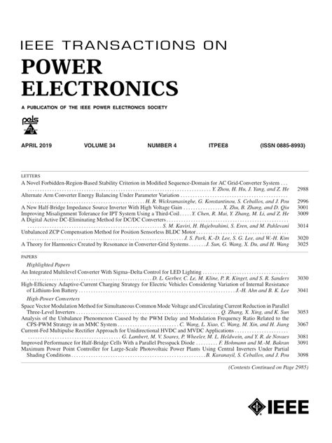 pdf an indirect input series output parallel isop dc dc full bridge converter system based