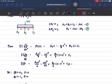 solved use discontinuity functions and determine the reactions at the supports then draw the