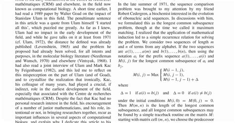 2000 bioinformatics vol 16 no 1 early intro of dynamic programming into computational biology
