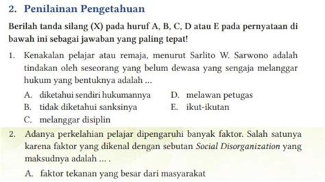 Kunci Jawaban Pendidikan Agama Islam PAI Kurikulum Merdeka 2023 Kelas