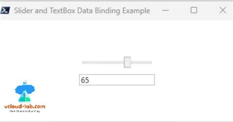 PowerShell WPF XAML Control To Control Data Binding Datacontext Example