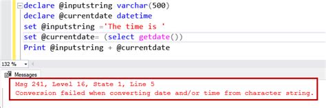 conversion failed troubleshooting date and time conversion issues in sql server
