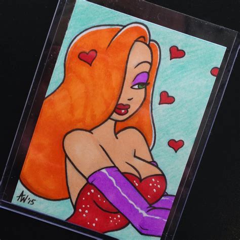 A Jessica Rabbit Site Roger And Jessica Rabbit Art Cards