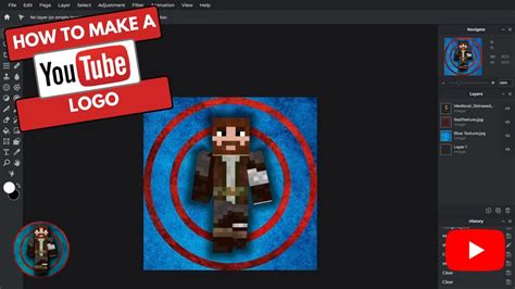 How To Make A Youtube Logo With Pixlr Youtube Logo Tutorial Video