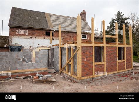 A Timber Framed Extension To An Existing Brick Built House Or Cottage