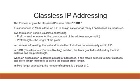 Basics Of IP Addressing PPT