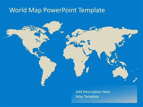 World Map Powerpoint Template Editable
