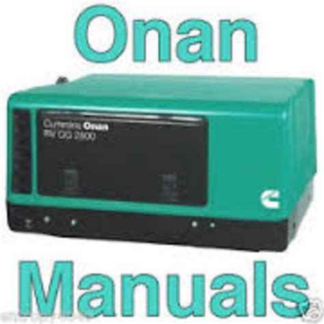 Onan Generator Service Center Manual