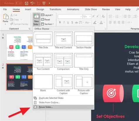 Insert Slides From Different PowerPoint File Keep Format