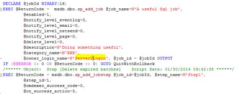 Sql Server Job Cannot Insert The Value NULL Into Column Owner Sid