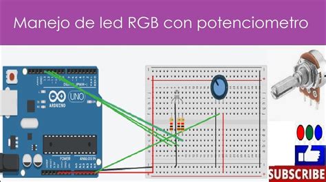 Curso Arduino Parte 19 Manejo De LED RGB Con Potenciometro YouTube