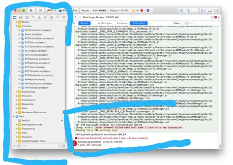 duplicate symbols for architecture x86 64 · issue 718 · react native maps react native maps