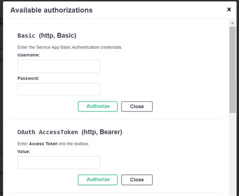 Authenticate From The Swagger UI Playground Laserfiche Developer