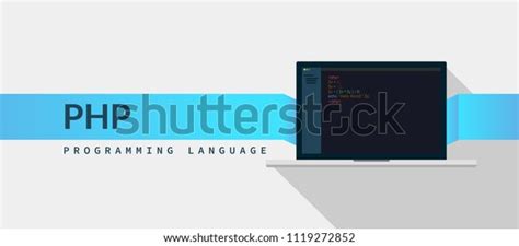 php web programming language script code stock vector royalty free 1119272852 shutterstock