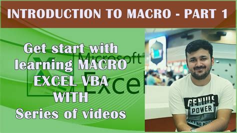 introduction to macro excel vba part 1 youtube