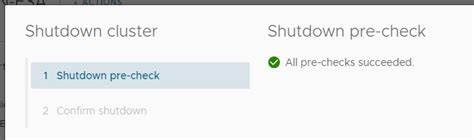 how to shut down a vsan cluster and start it again driftar s blog