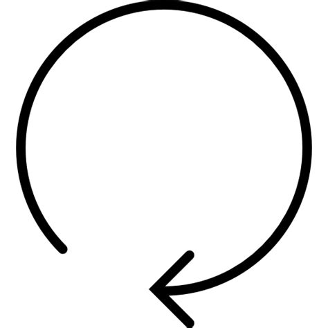Free Icon Arrow Thin Circle