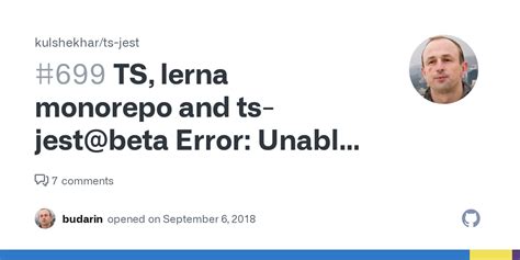TS Lerna Monorepo And Ts Jest Beta Error Unable To Compile TypeScript