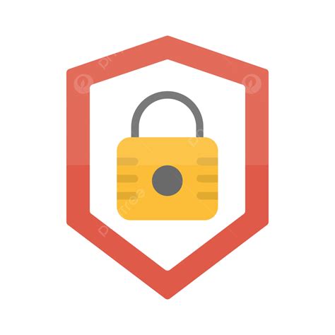 Security Flat Icon Vector Encryption Firewall Lock Png And Vector