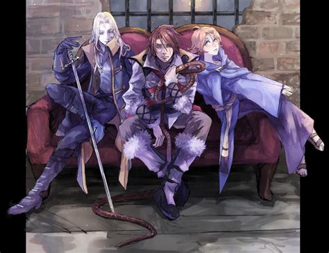 Safebooru Alucard Castlevania Blonde Hair Blue Eyes Boots Brown Hair Castlevania Castlevania