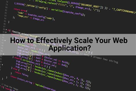 scaling app how to effectively scale your web application