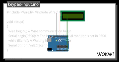Keypad Input Ino Wokwi ESP32 STM32 Arduino Simulator