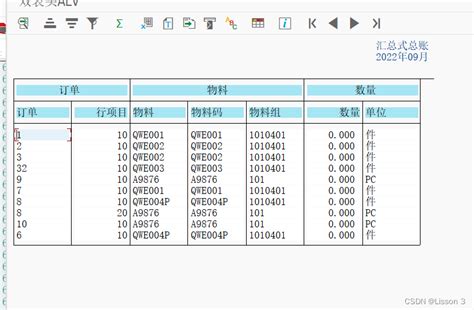 双表头ALV sap abap alv双表头 CSDN博客