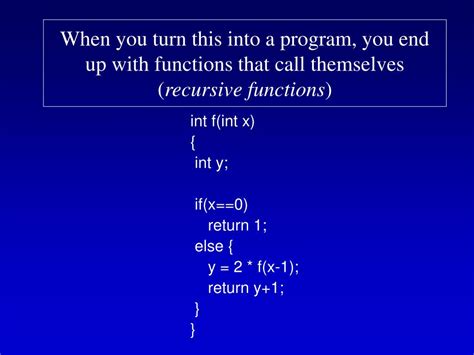 ppt recursion powerpoint presentation free download id 392472