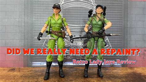 Gi Joe Lady Jaye Classified Retro Card By Hasbro Youtube